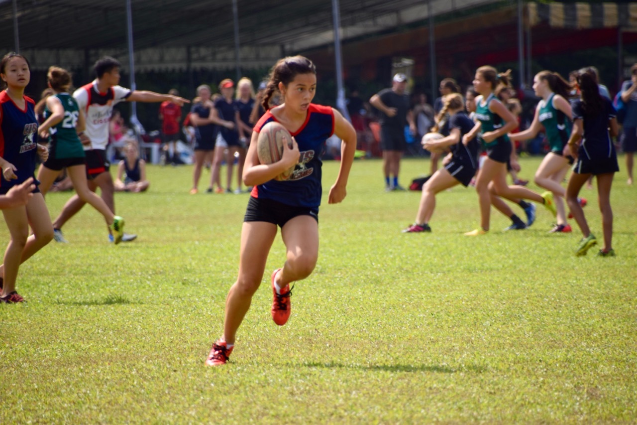 14U Girls Touch Rugby Team Shines | CIS Mosaic