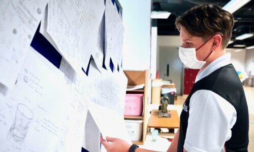 Grade 9 design students' annual project with St Luke's | CIS Mosaic